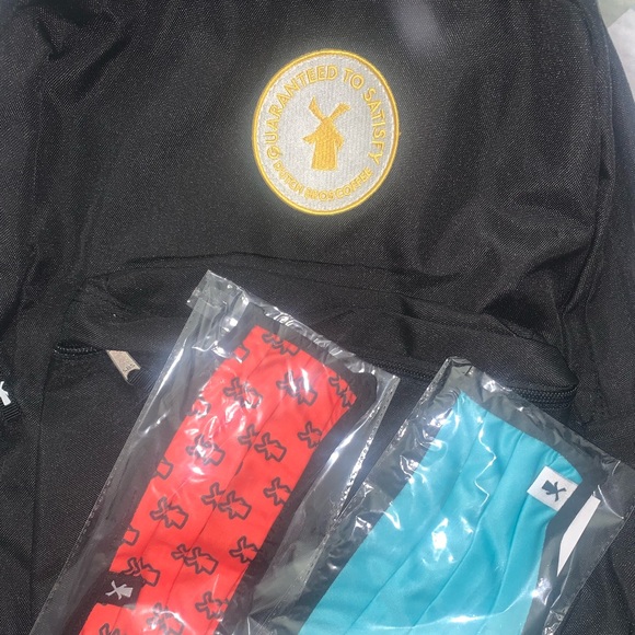 Storage & Organization | Dutch Bros Backpack With 2 Dutch Bros Masks ...